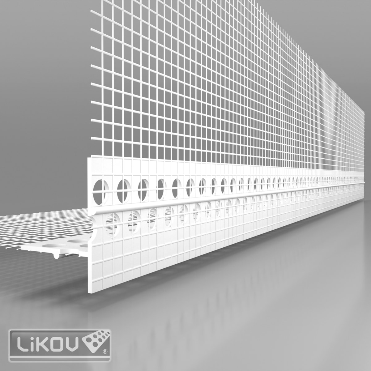 LTU lišta s nepřiznanou okapnicí | LIKOV