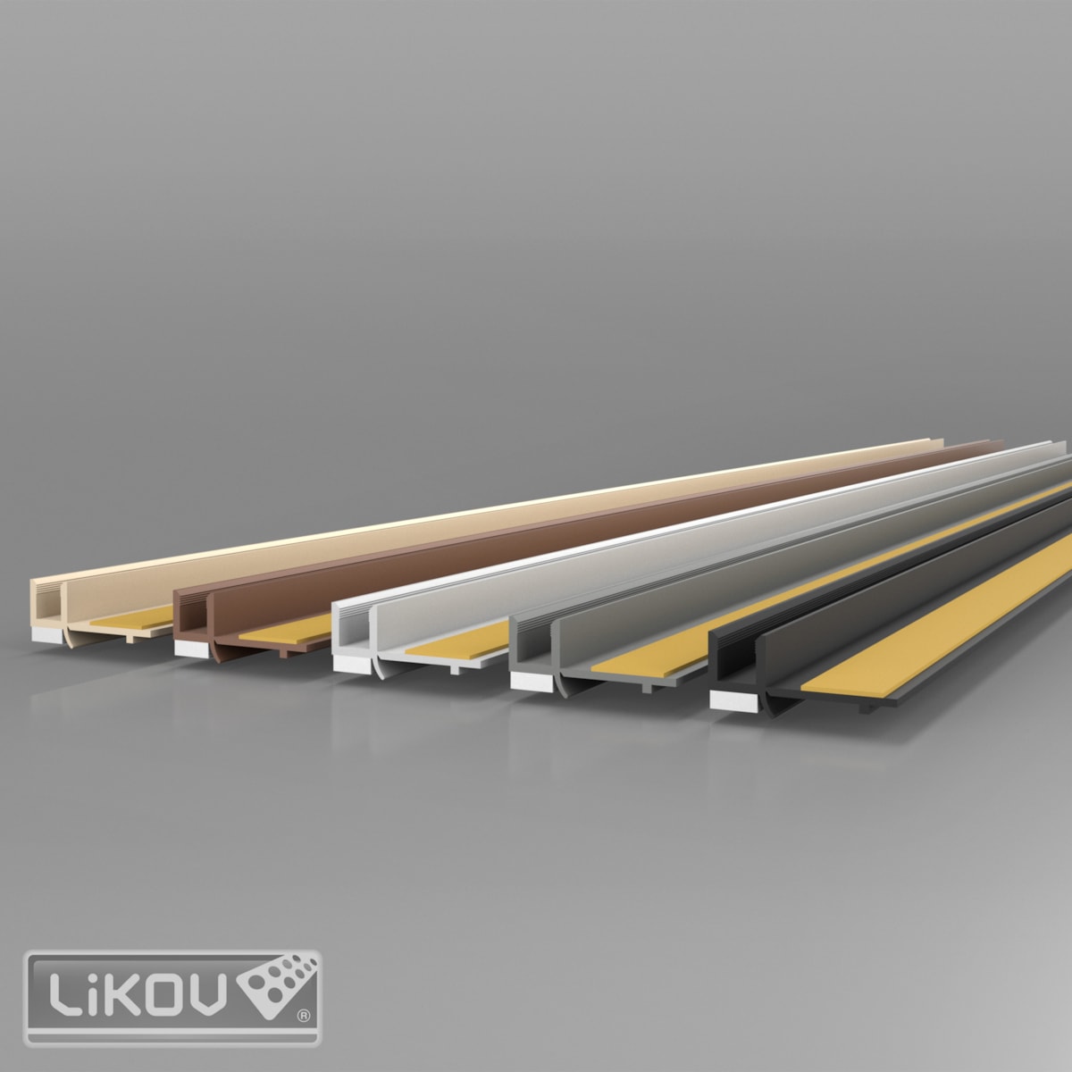 Profilés avec lamelle de discrétion PS-VHL COLOR | LIKOV