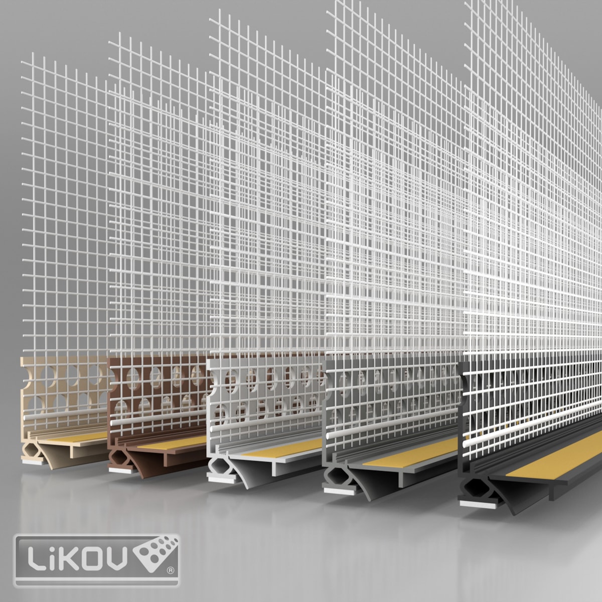 LS2-FLEX COLOR lišta okenní začišťovací 2D | LIKOV