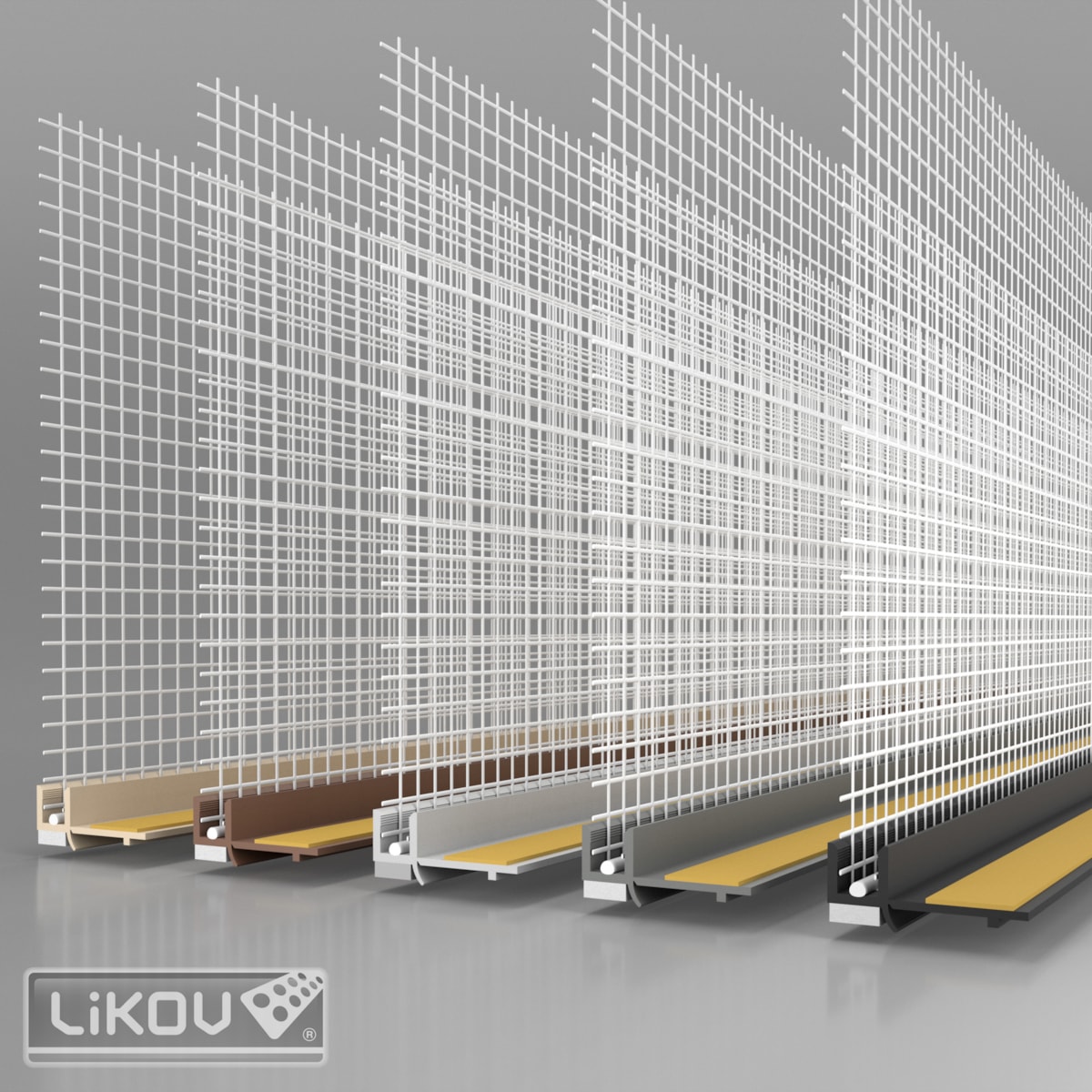 LS-VHL Colour window reveal bead with protective lip | LIKOV