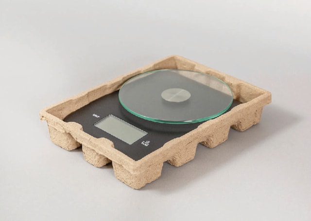 Moulded pulp packaging